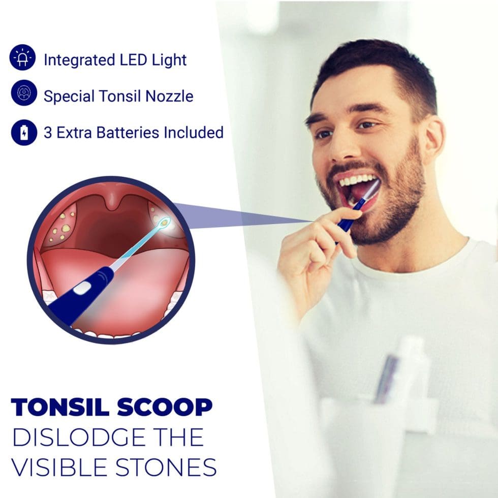Kit Extractor de Tonsilolitos Para Aliviar el Mal Aliento | Oravix