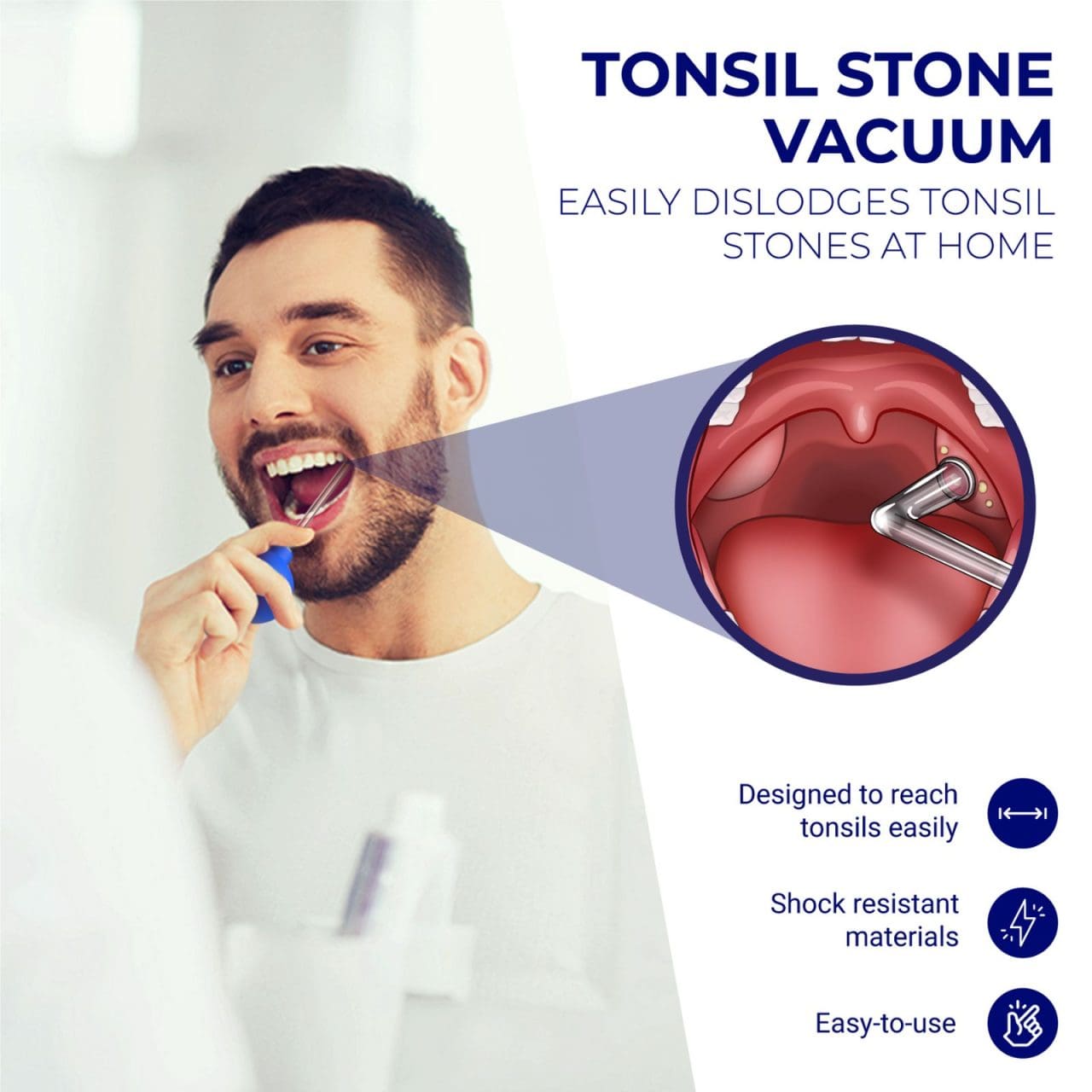 Tonsil Stone Vacuum | ORAVIX